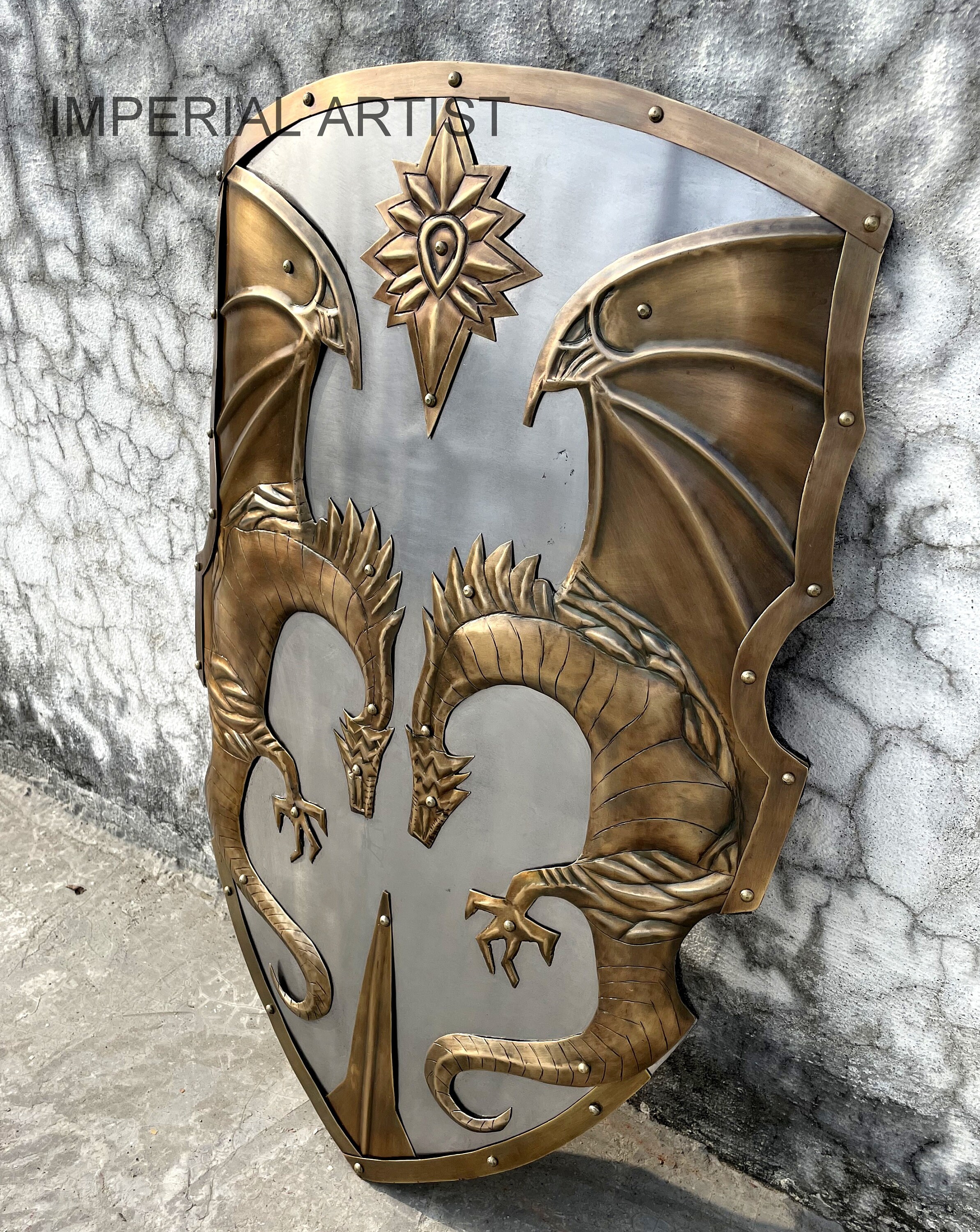 Medieval Dragon Shield Decowls