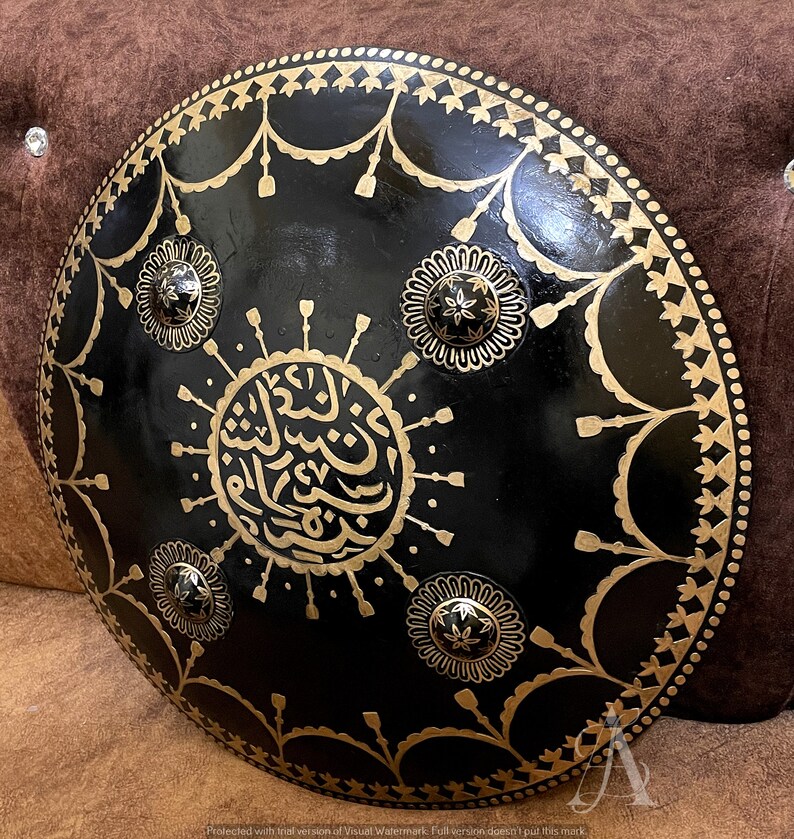 Handmade Medieval Islamic Shield Embossed Indo Persian Shield - Etsy