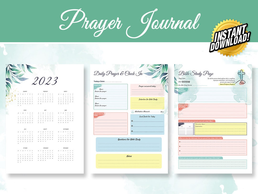 Daily Prayer Planner, Bible Study Planner, Planner for Ipad, Church ...