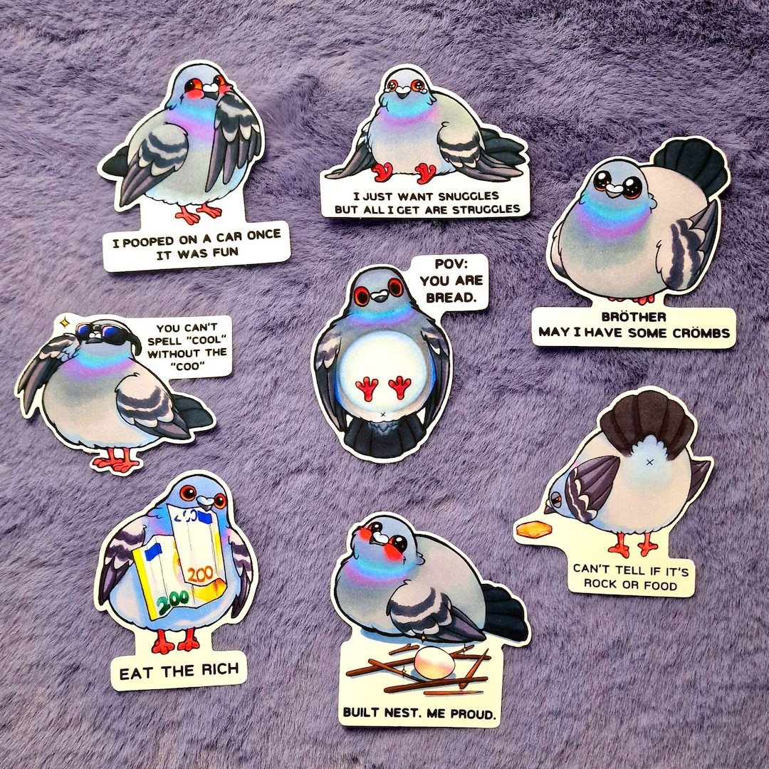 Lustige Meme Taubensticker - Etsy