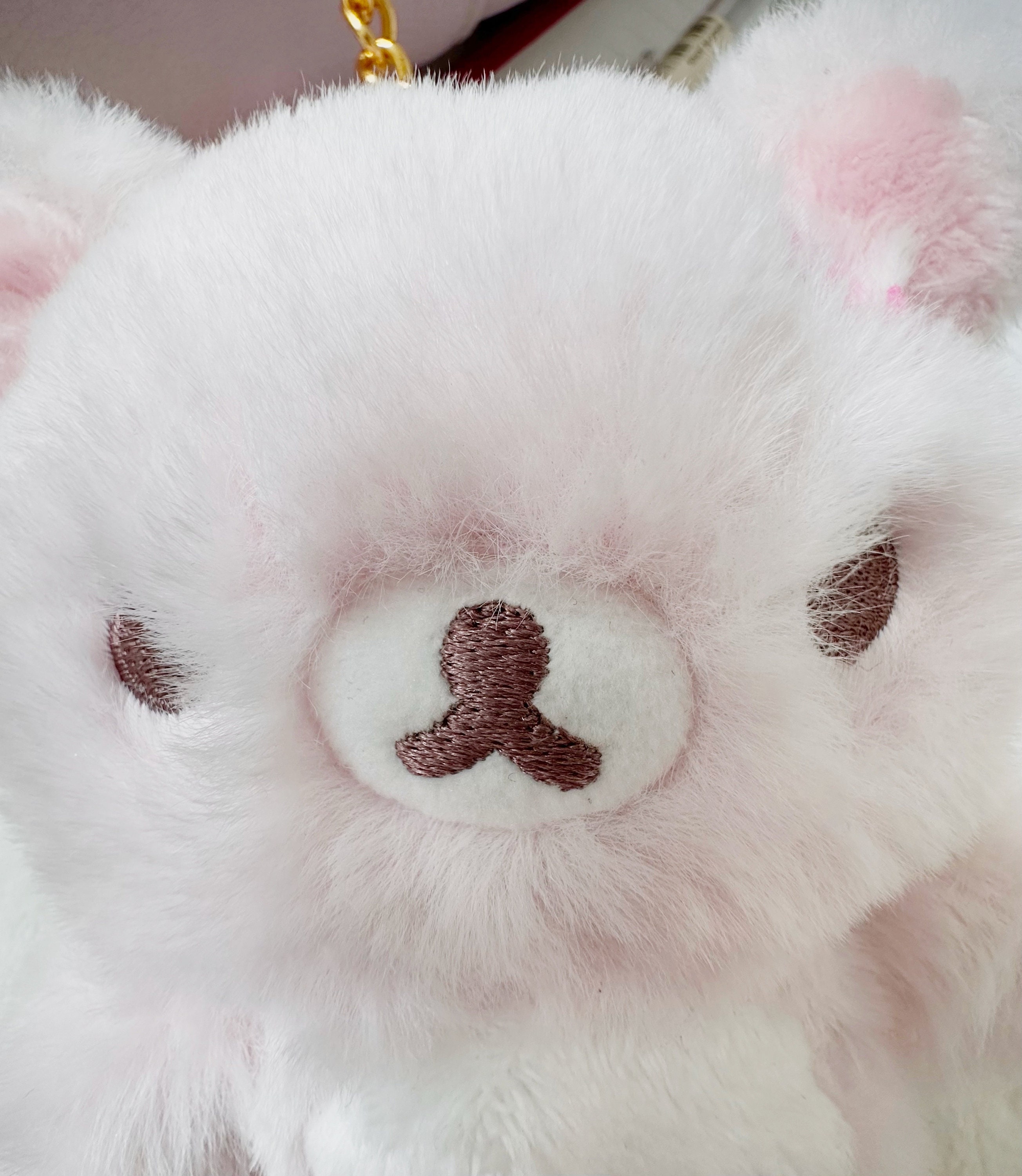 Sakura Rilakkuma Plush Keychain - Etsy
