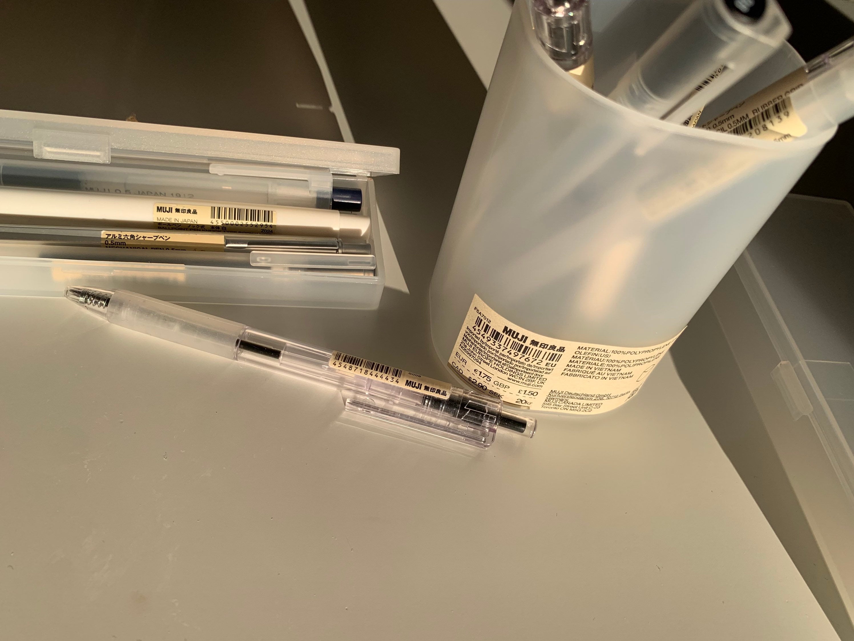 Muji Pp Pen Case - Etsy