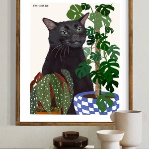 Zoning Out Cat, Cat Meme Art, Meme Art, Black Cat, Disassociating Cat ...