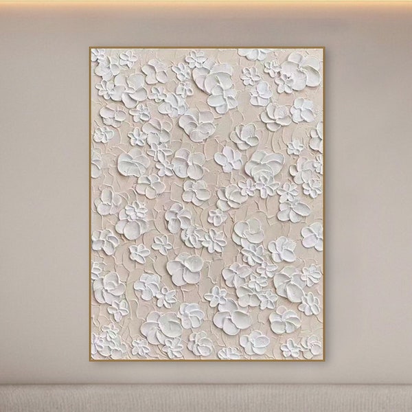 Abstract Flower Canvas Wall Art - Etsy