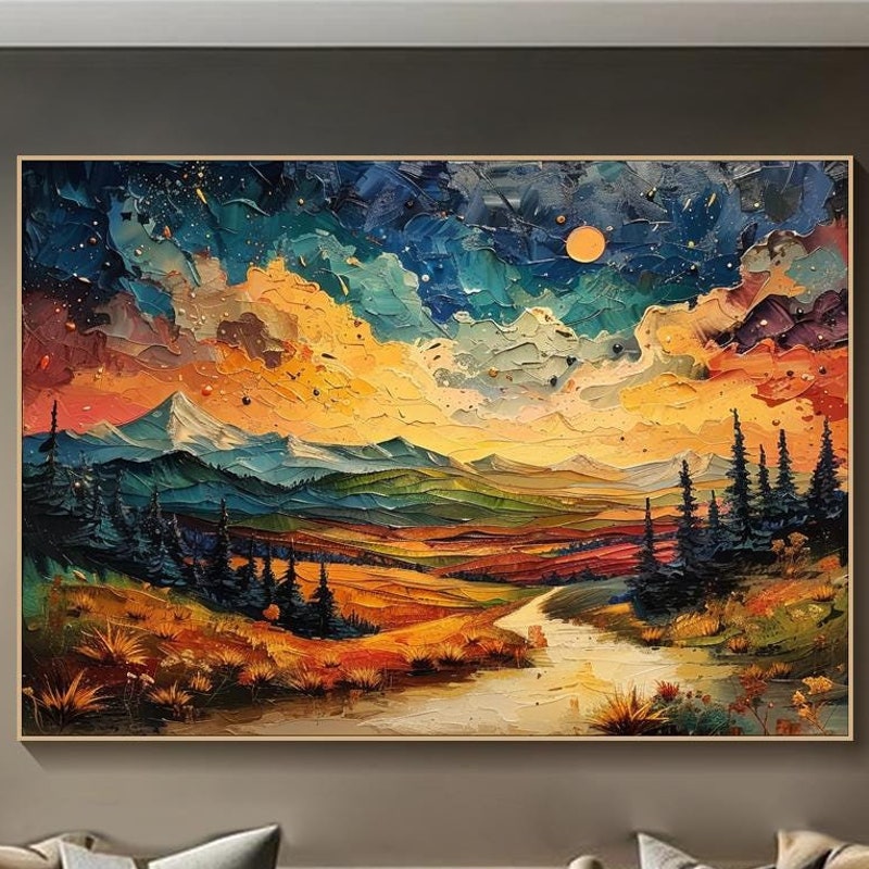 Modern Oil Painting - Etsy