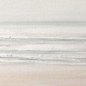 Tranquil Beach Painting on Canvas Sunlit Sky and Sea Art Sand Beach ...