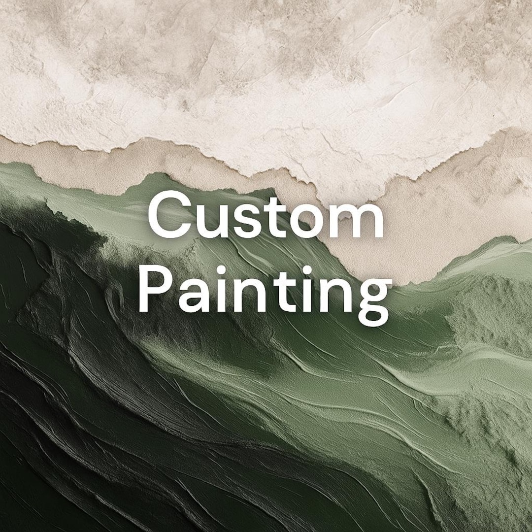 Custom Art Commission Custom Landscape Painting Personalized Textured ...