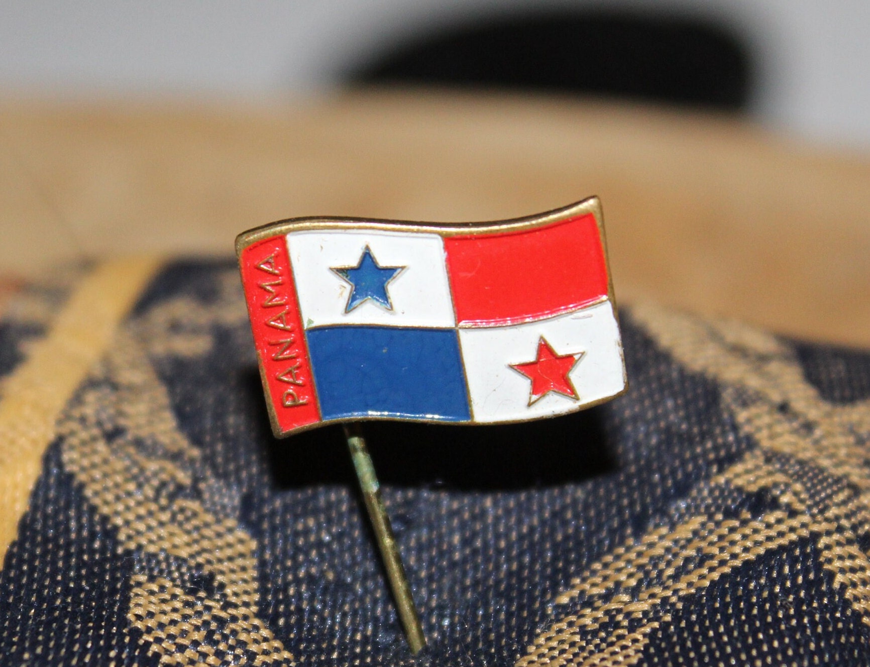Vintaga Panama Flag Pin National Symbol Tourism Badge - Etsy