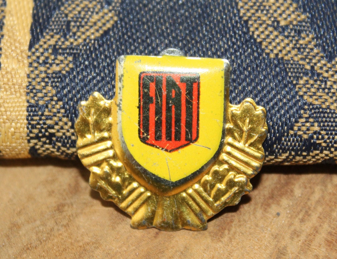 Vintage 1950s Fiat Emblem Pin - Italian Auto Collectible - Etsy