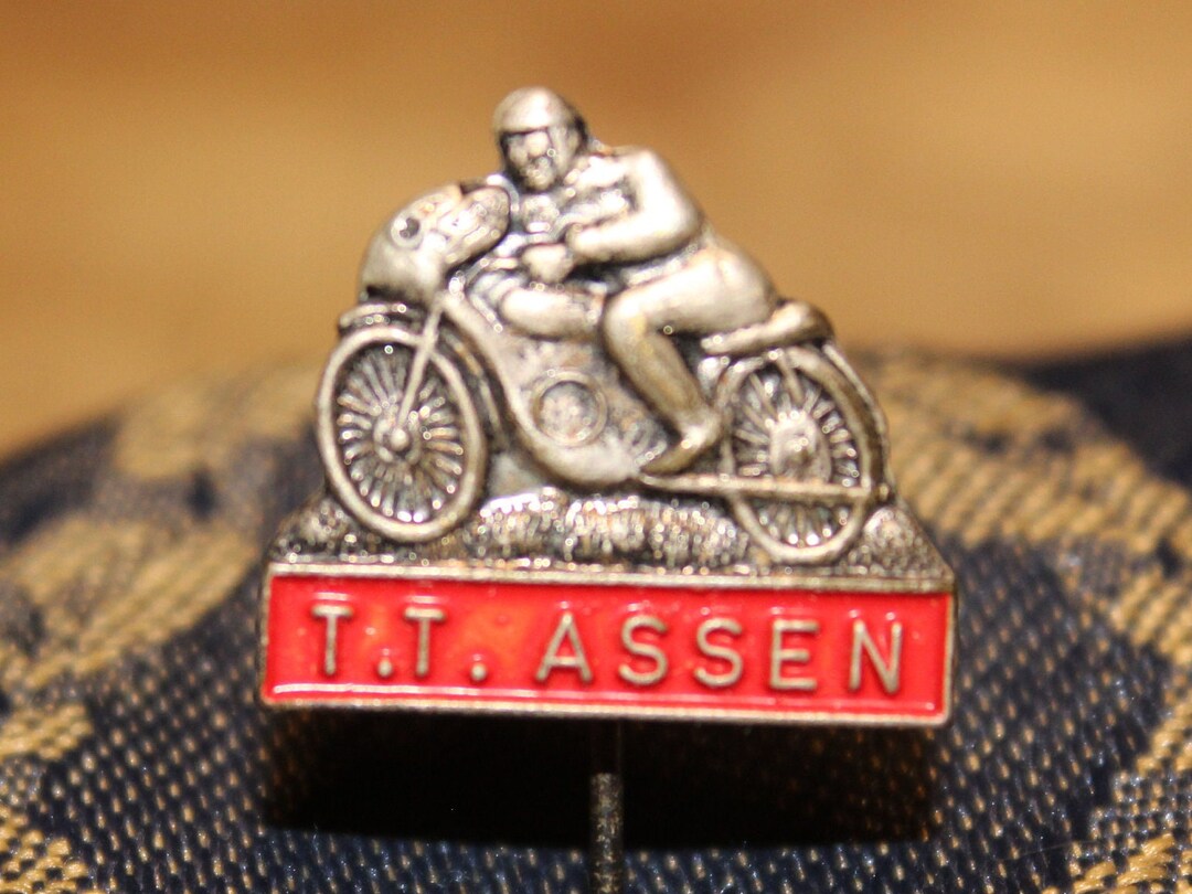 Vintage TT Circuit Assen Motorsport Pin - Promotional Racing Badge 1950 ...