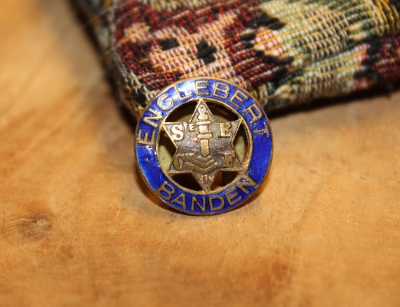 Antique 1920s Englebert Tires Lapel Pin - Revive the … - Gem