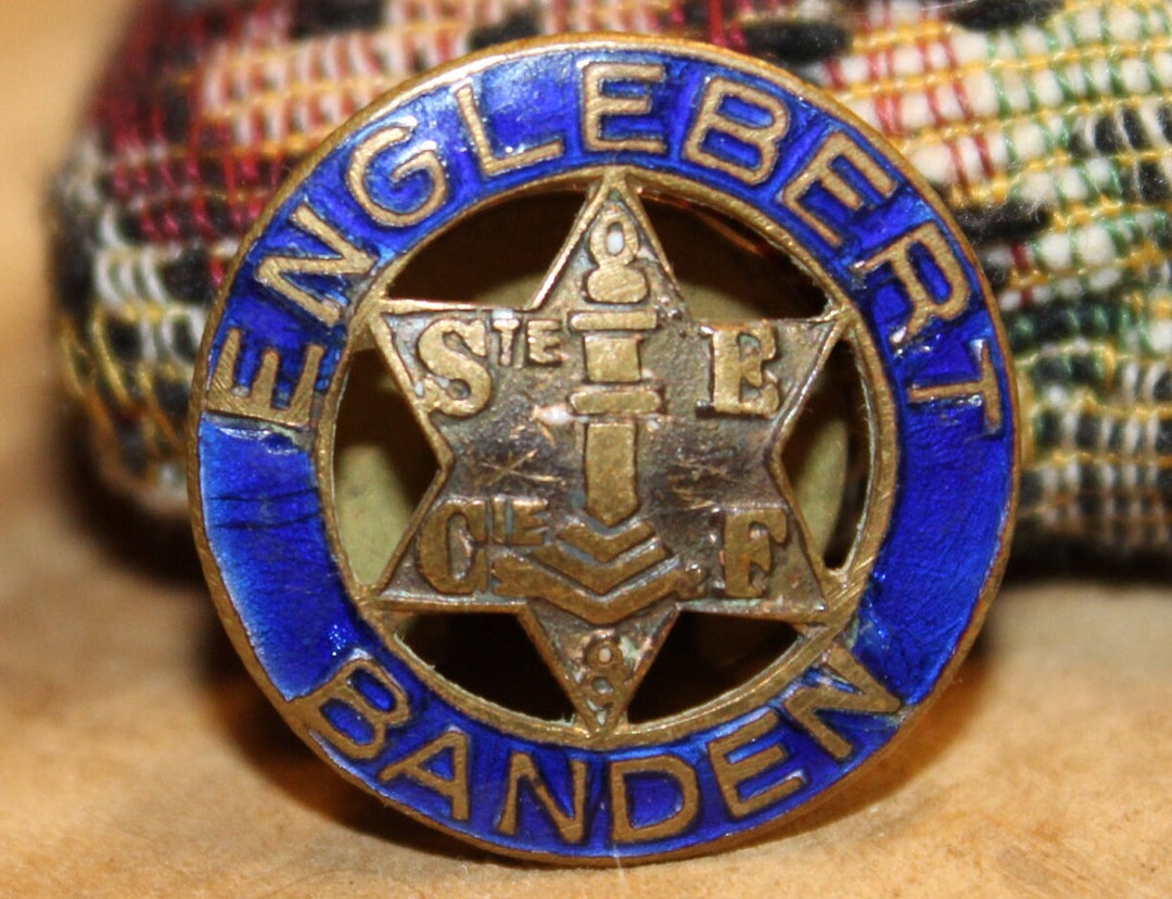 Antique 1920s Englebert Tires Lapel Pin - Revive the Golden Age of ...