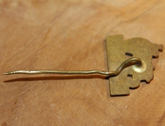 1950's Zetor Diesel Tractor Pin - Vintage Enamel Farm… - Gem