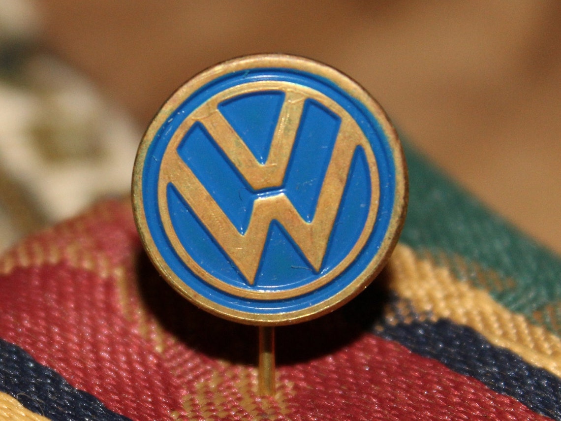 Vintage Volkswagen Pin VW Volkswagen Logo Lapel Tie Badge | Etsy