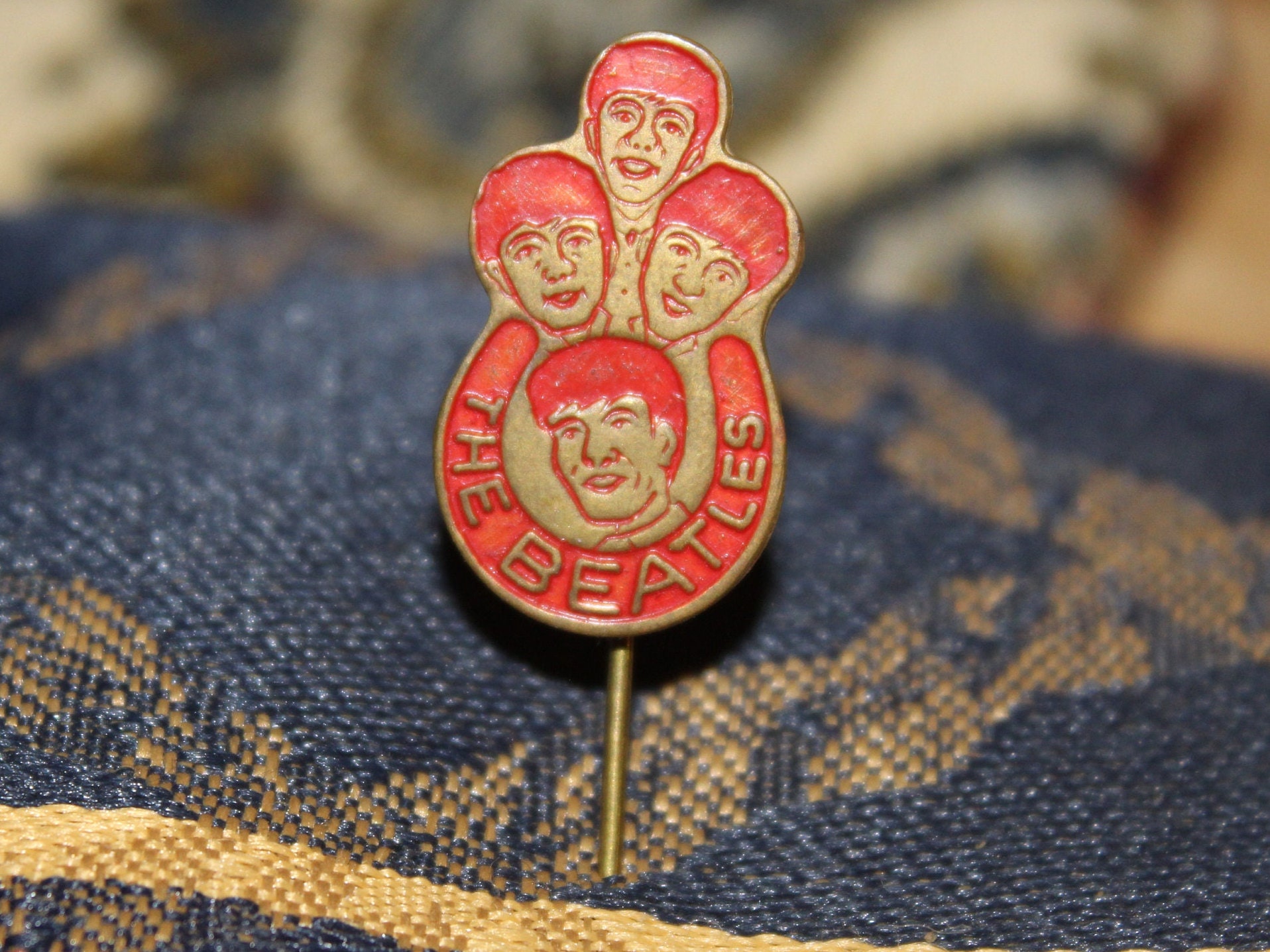 Vintage Beatles Pin Paul Mccartney, John Lennon, Ringo Star, George ...