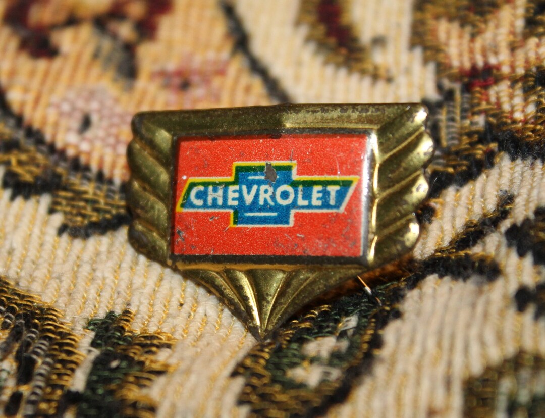 Chevrolet Car Pin Badge - Vintage Automotive 1950's - Etsy