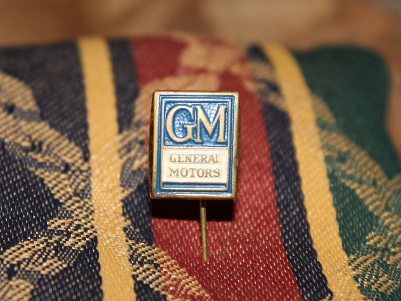 GM General Motors Pin Badge - Automotive Motor Car Transport 1960's - Etsy