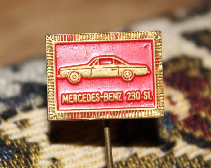 Mercedes Benz 230 SL / Vintage Pin Badge / Classic Car / Mercedes ...