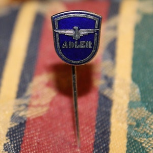 Adler Motorcycle Pin - Vintage German Enamel Motor Advertising Badge ...