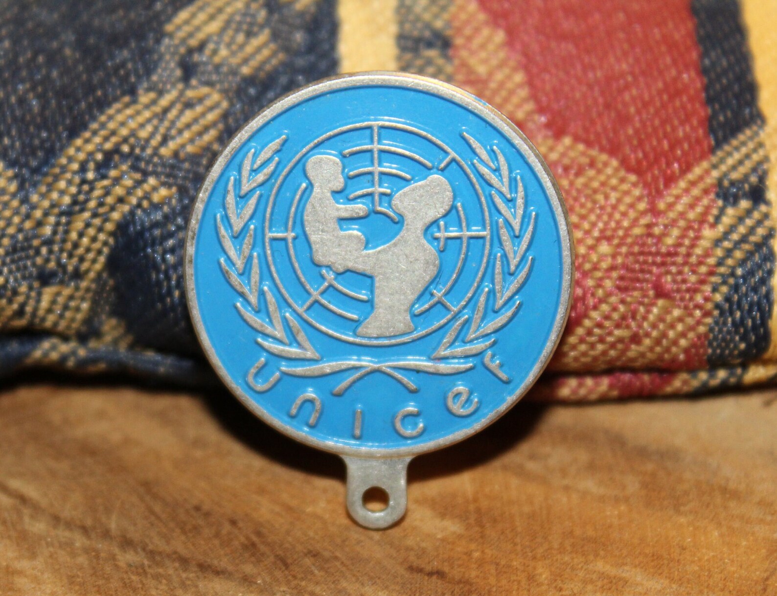 Vintage Unicef Necklace Pendant and Brooch - Child's Rights ...