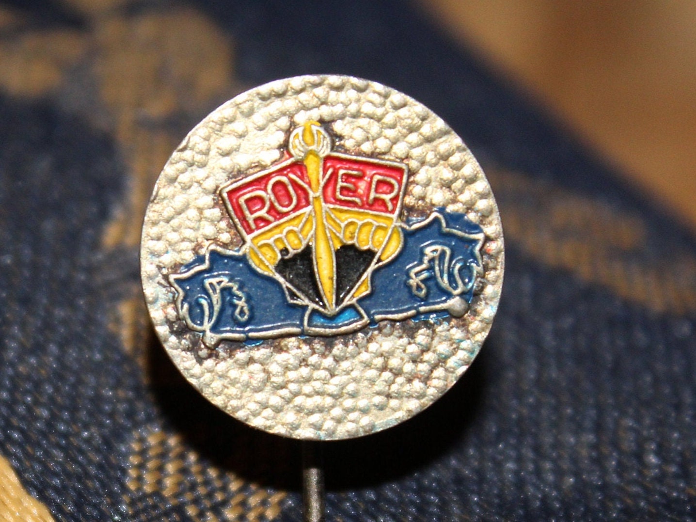 Vintage Rover Car Pin Badge British Automotive Logo 1960's - Etsy