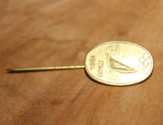 Olympic sailing pin - vintage Tokio 1964 olympics bad… - Gem