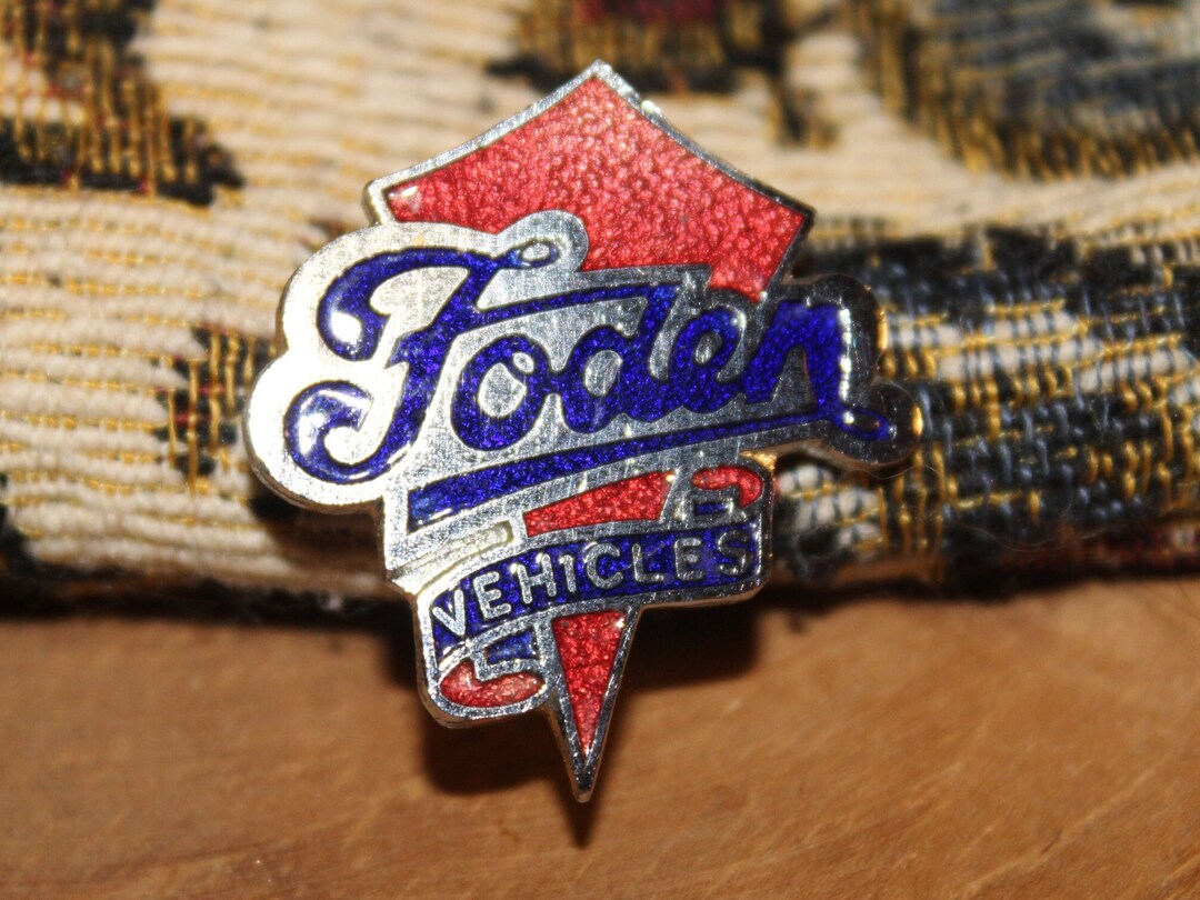 Vintage Foden Vehicles Brooch - Lorry and Bus Manufacturers Advertising ...