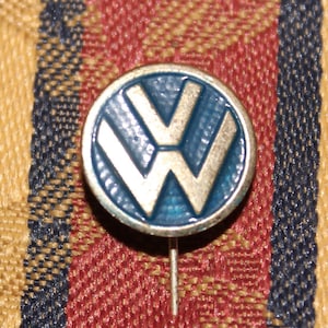 Vintage Volkswagen Pin - VW Volkswagen Logo - Lapel Tie Badge - Car ...