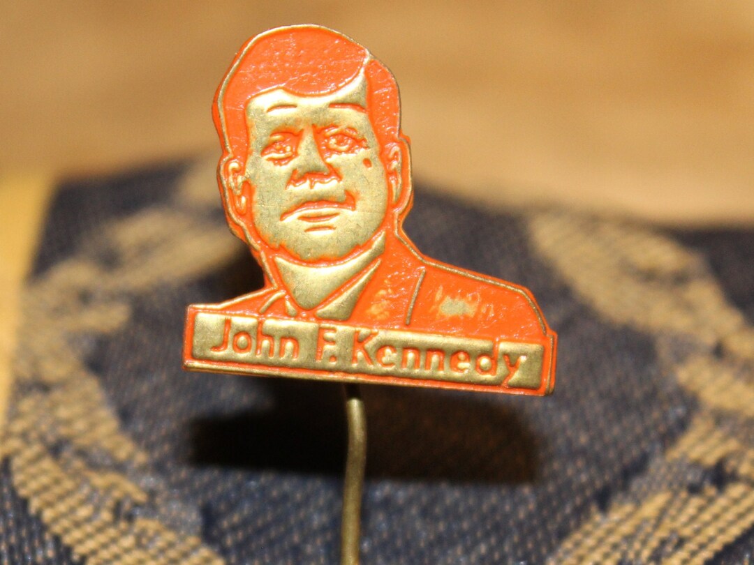 Vintage John F Kennedy Pin American Political Badge 1960's - Etsy