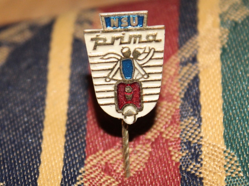 NSU Prima Scooter Pin Vintage Moped Advertising Badge - Etsy