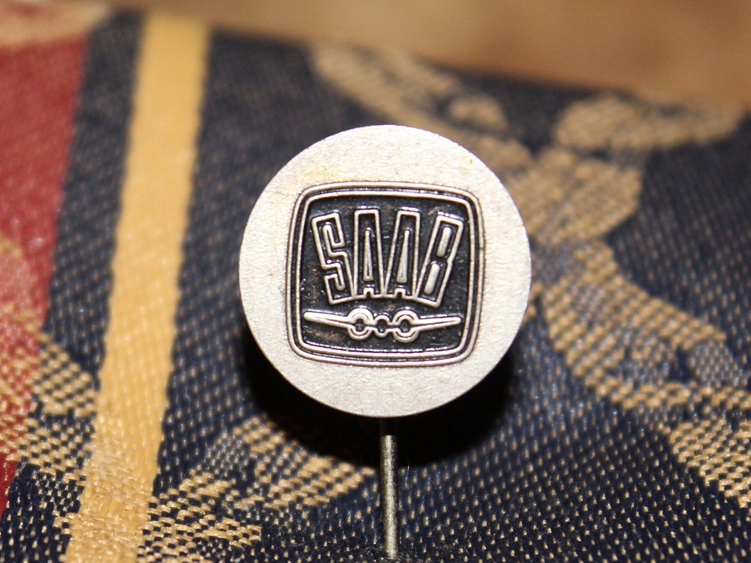 Saab Car Pin Badge - Vintage Automotive 1960's - Etsy