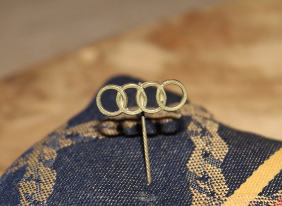 Vintage Pin Audi Rings Logo Lapel Revers Badge - Etsy