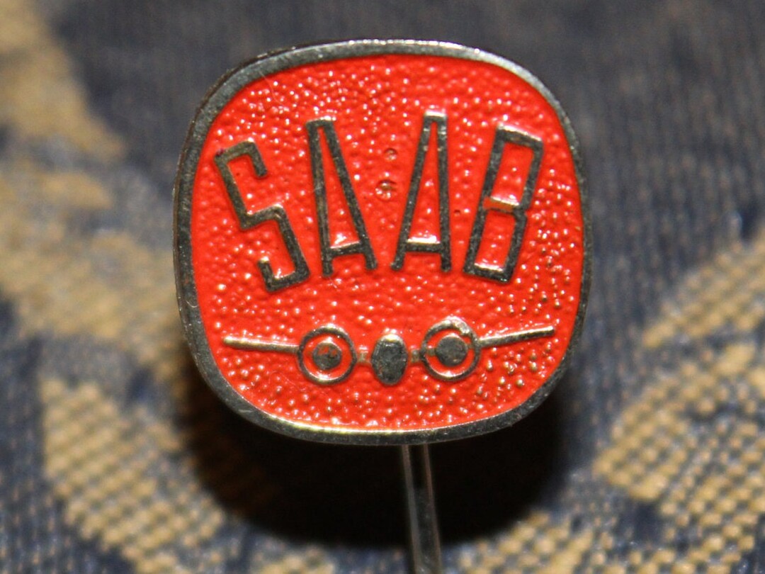 Vintage Saab-automobielspeld - Saab-embleem / Saab-logo / Klassieke ...