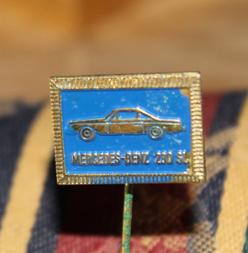 Mercedes Benz 230 SL / Vintage Pin Badge / Classic Car / Mercedes ...