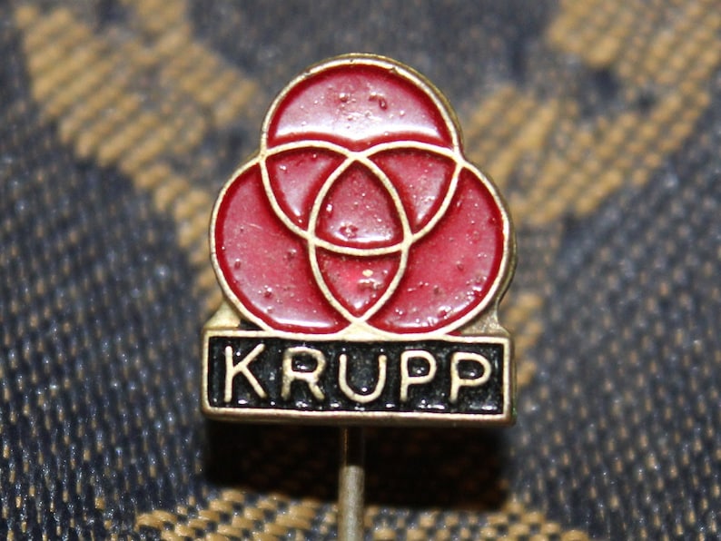 Vintage Krupp Truck Lorry Pin Badge Logo Industrial - Etsy
