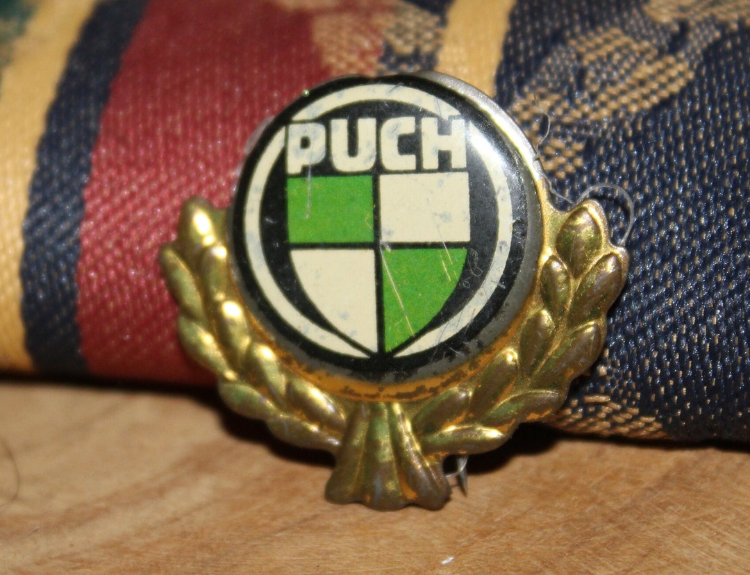 1950's Puch Motorcycle Pin Vintage Motor Moped Emblem Badge - Etsy