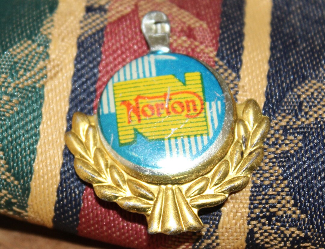 Vintage 1950s Norton Motorcycle Pin Emblem - Classic Biker Icon - Etsy