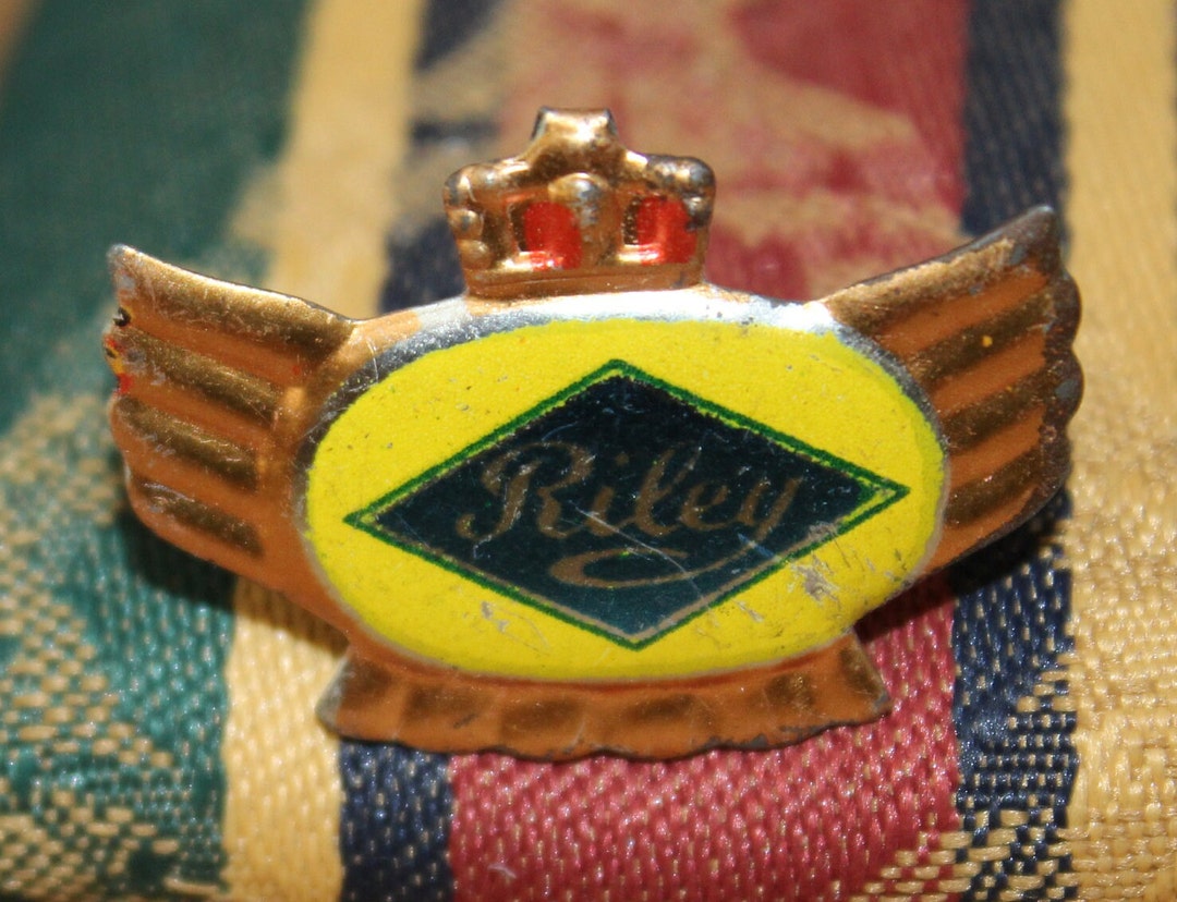 Vintage 1950s Riley Pin Badge - British Automotive Memorabilia - Etsy