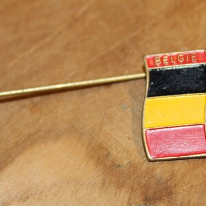 Vintaga Belgium Flag Pin - National Symbol Tourism Badge Radion - Etsy