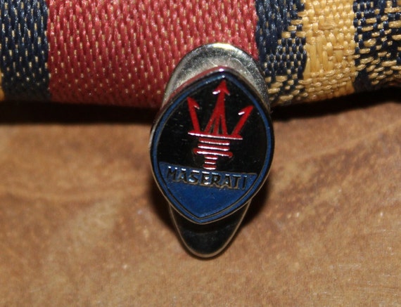 1960's Vintage Maserati Lapel Pin - A Timeless Symbol… - Gem