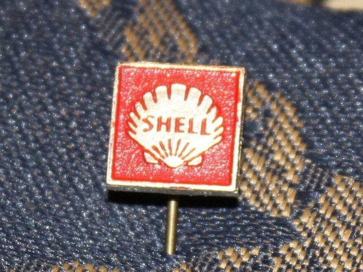 Vintage Shell Oil Logo Pin Badge Motor Petrol Advertising 1960's - Etsy
