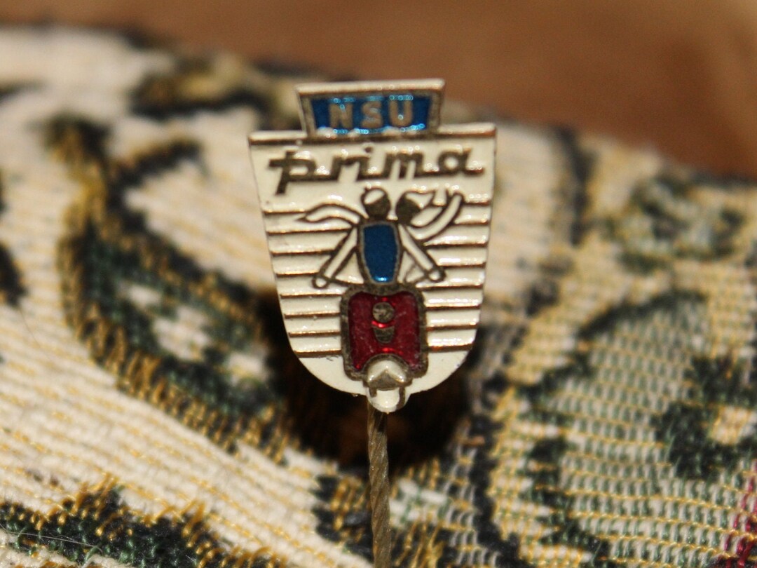 NSU Prima Scooter Pin - Vintage Moped Advertising Badge 1960's - Etsy