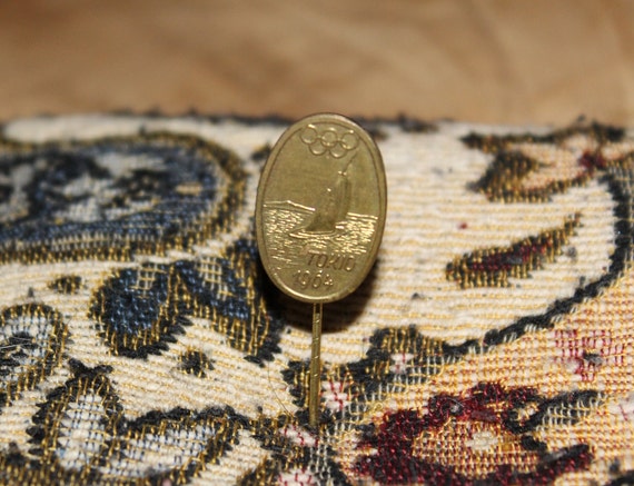 Olympic sailing pin - vintage Tokio 1964 olympics bad… - Gem