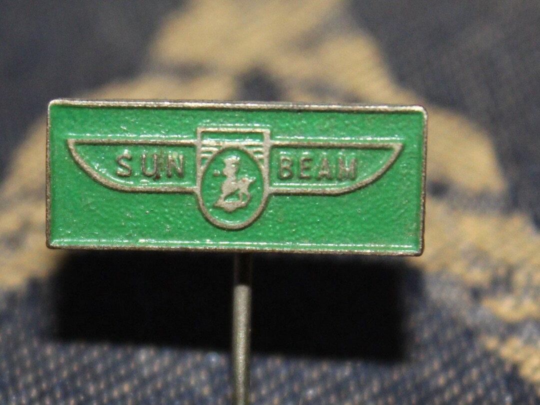 Pin Sunbeam Autobedrijf Vintage Autoreclamebadge Jaren 60 - Etsy