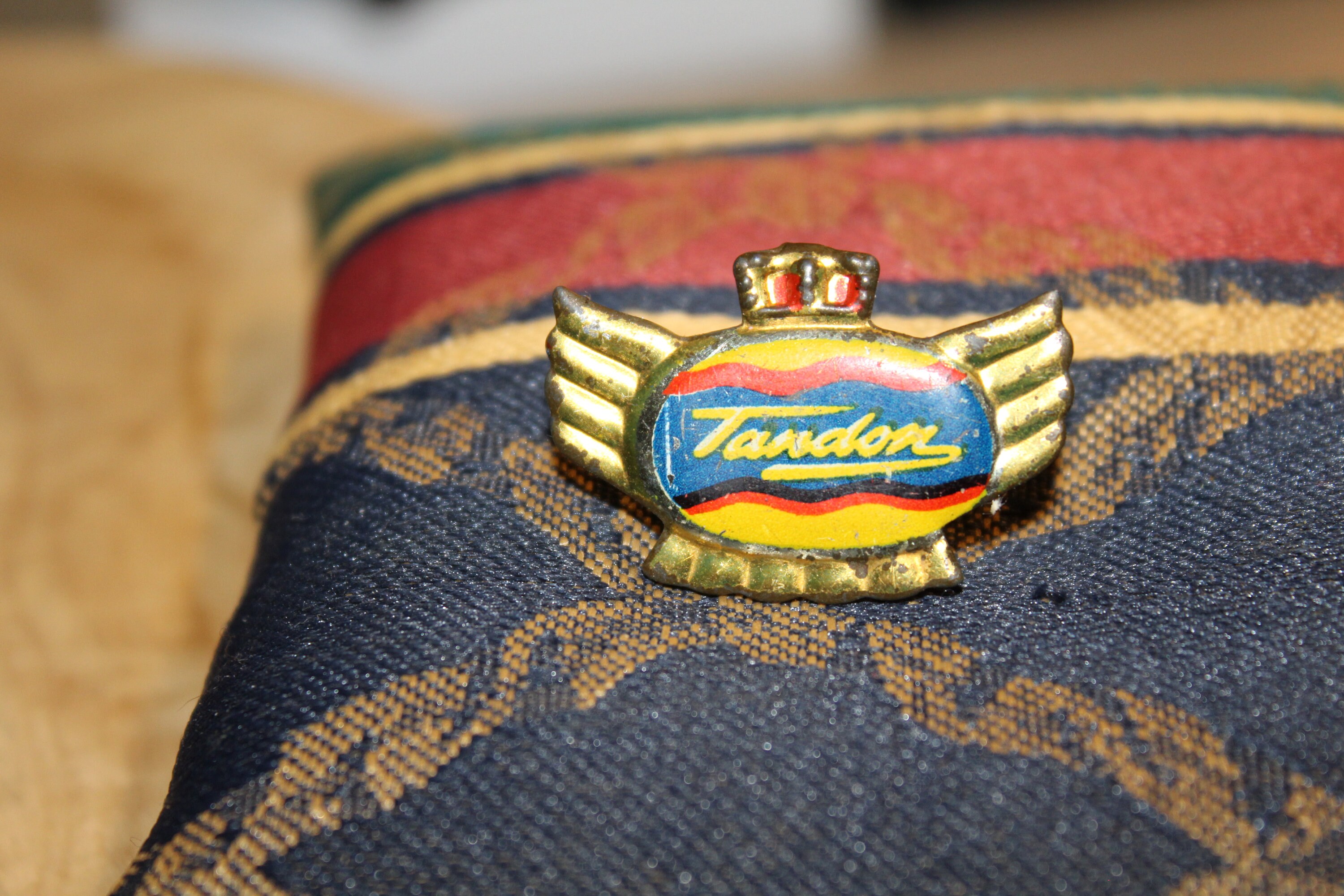Vintage Tandon Motorcycle Badge British Motor Pin 1950's - Etsy