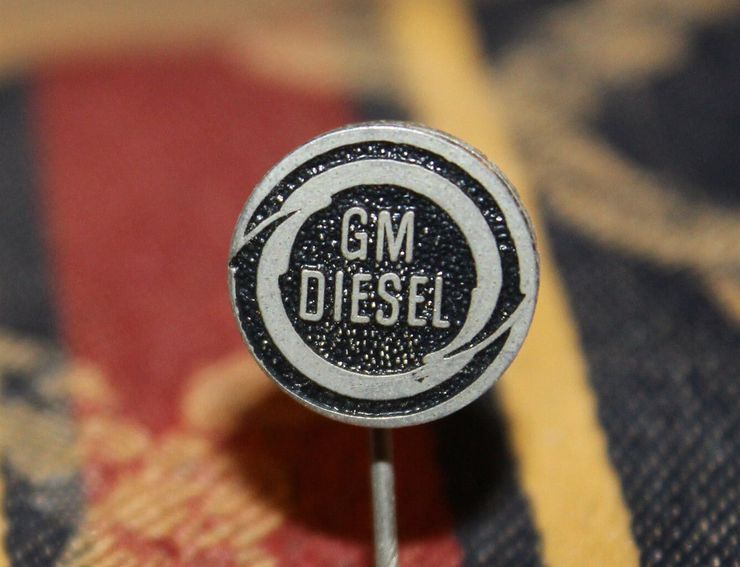 Vintage GM Diesel Pin - General Motors Petrol Devision Advertising ...