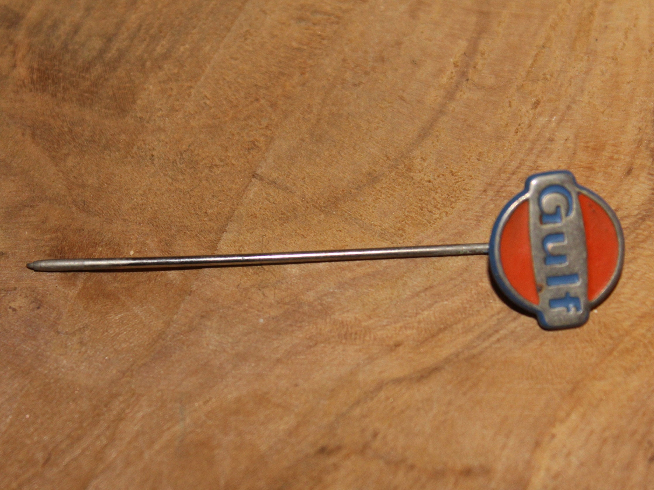 Vintage Gulf Oil Pin Petrol Advertising Badge Fuel Pump Gas - Etsy