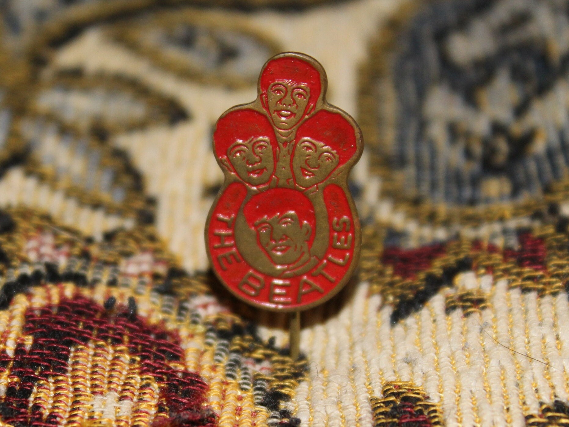 Vintage Beatles Pin Paul Mccartney, John Lennon, Ringo Star, George ...