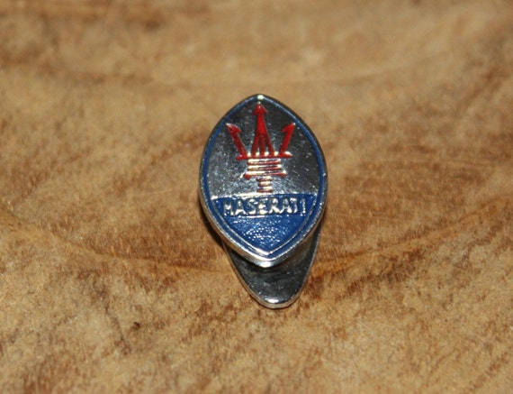 1960's Vintage Maserati Lapel Pin - A Timeless Symbol… - Gem