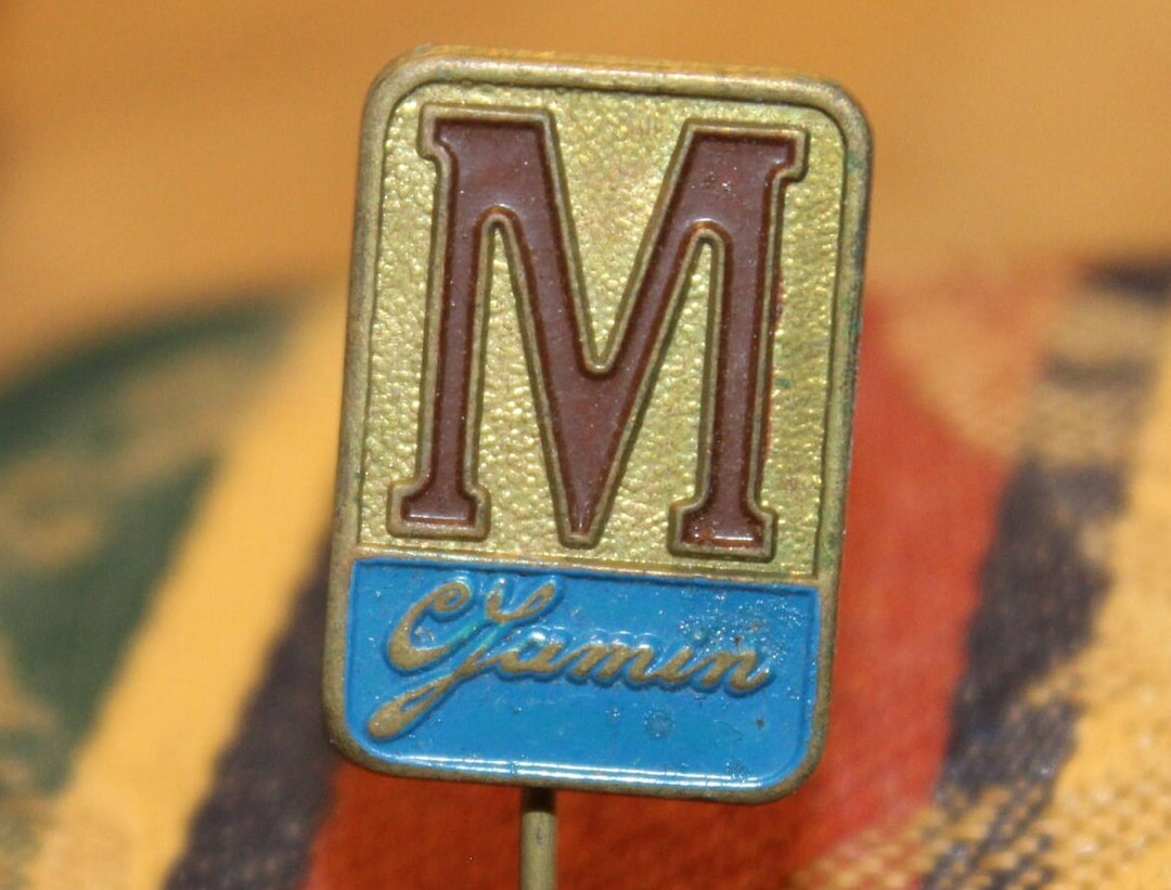 Vintage Initial First Letter Pin - Letters of the Alphabet Badge - Etsy